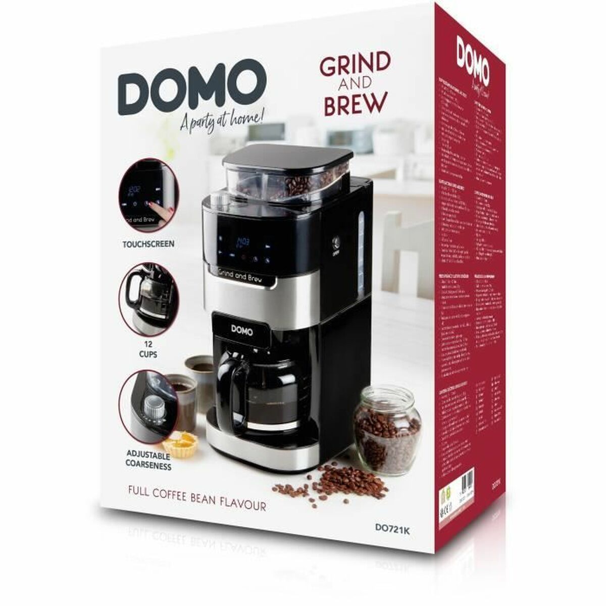 Domo Drip Koffiemachine Domo Do721K 1,5 L Zwart – Huismerken.nl